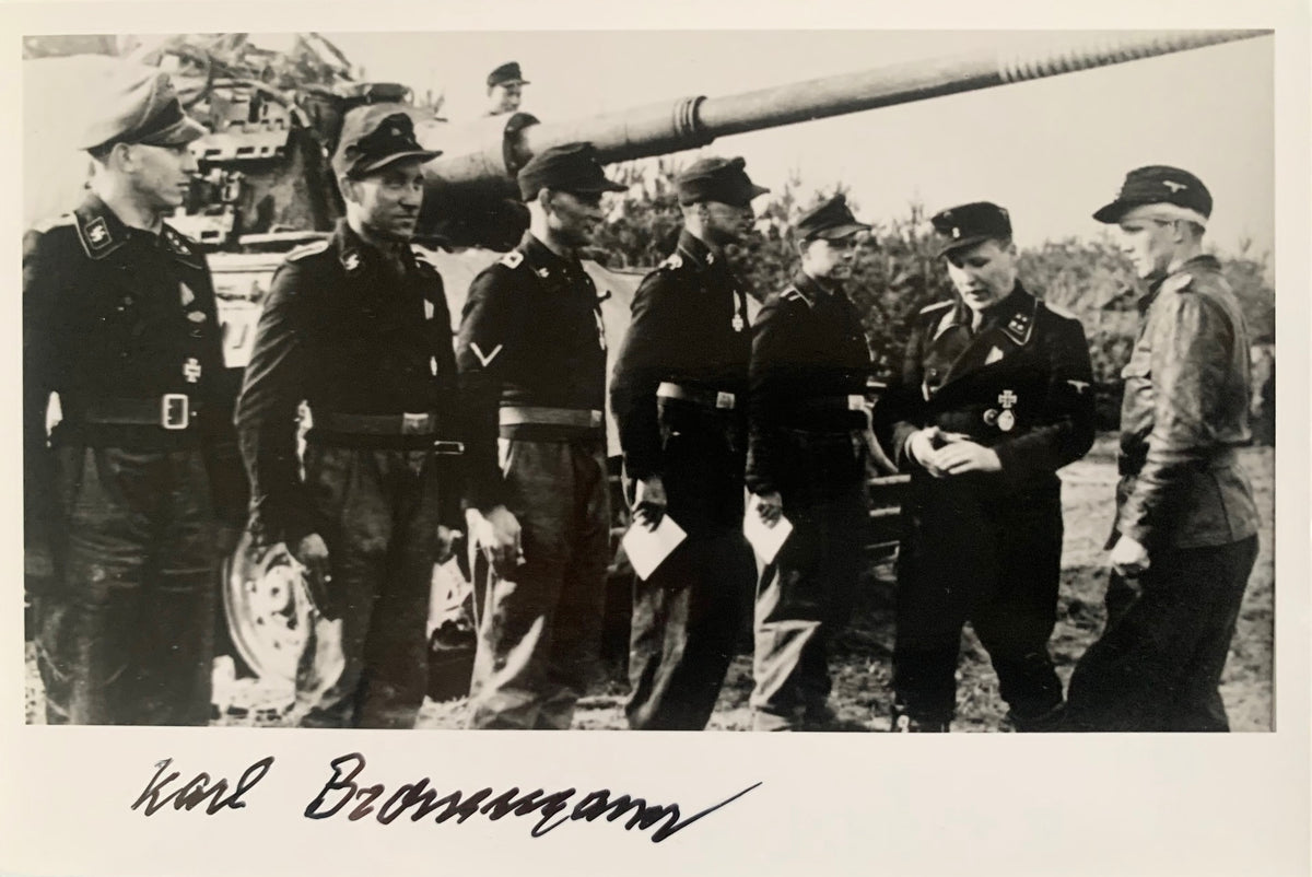 Karl Brommann: Knight's Cross Holder with the (s) SS-Panzer Abteilung ...