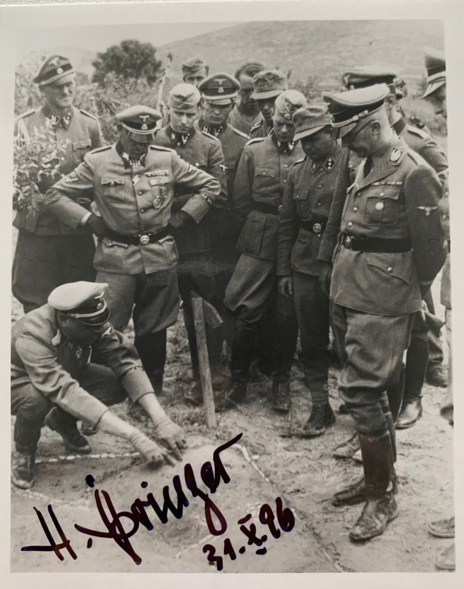 Heinrich Springer: Knights Cross holder with the Leibstandarte SS-Adol ...