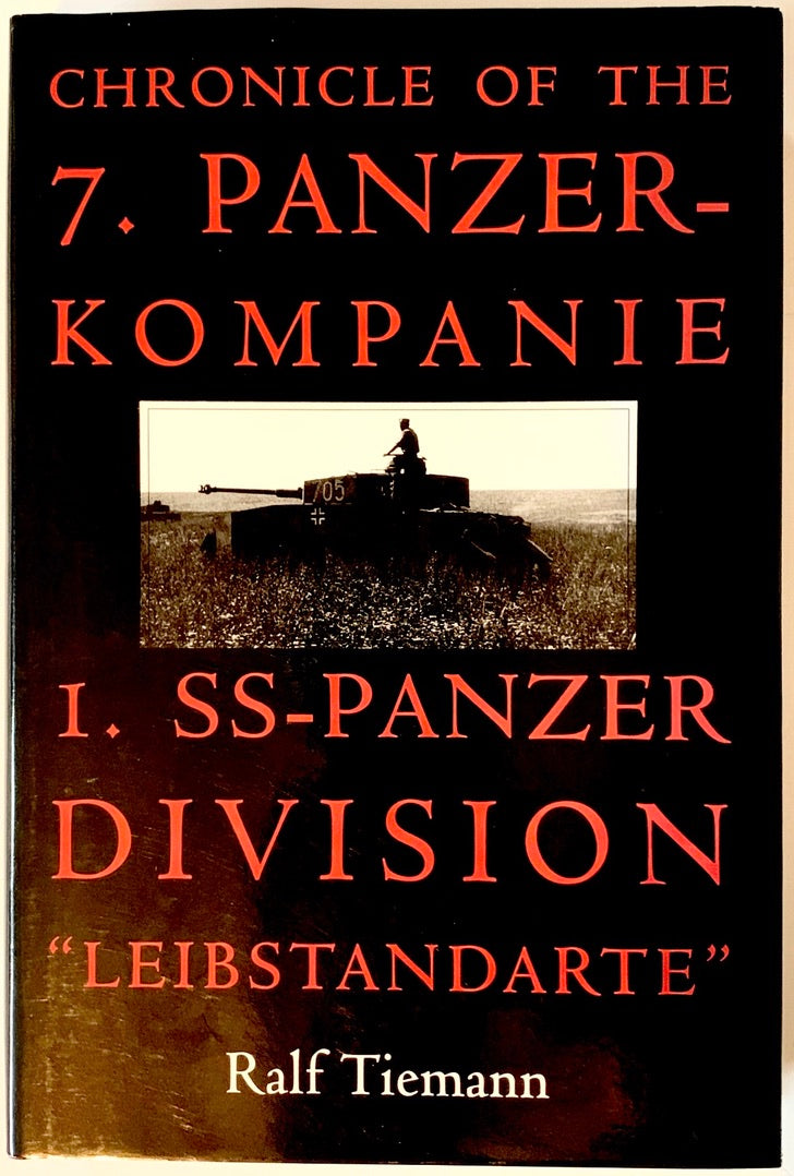7. Kompanie / Panzer Regiment LAH: Ralf Tiemann - double signed bookpl ...